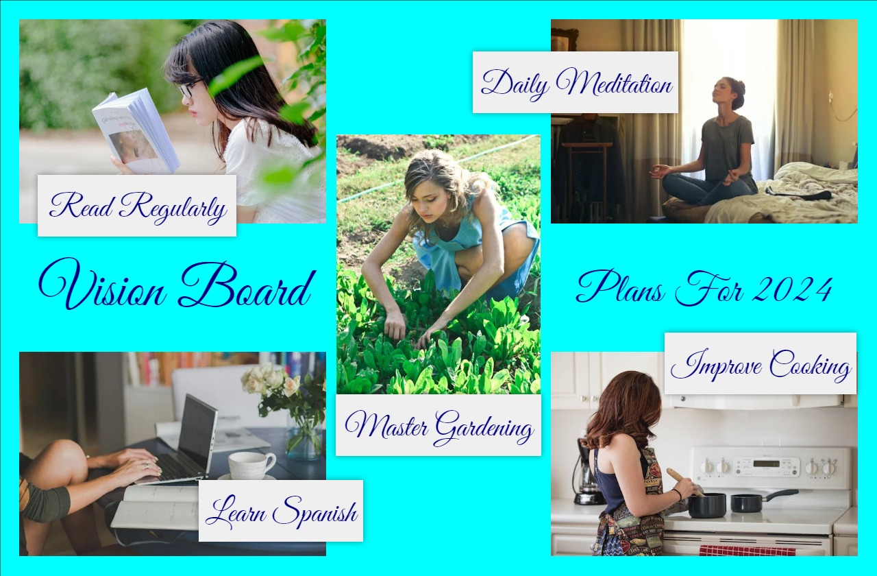 5 Unique Vision Board Templates for 2024 - PixMagix