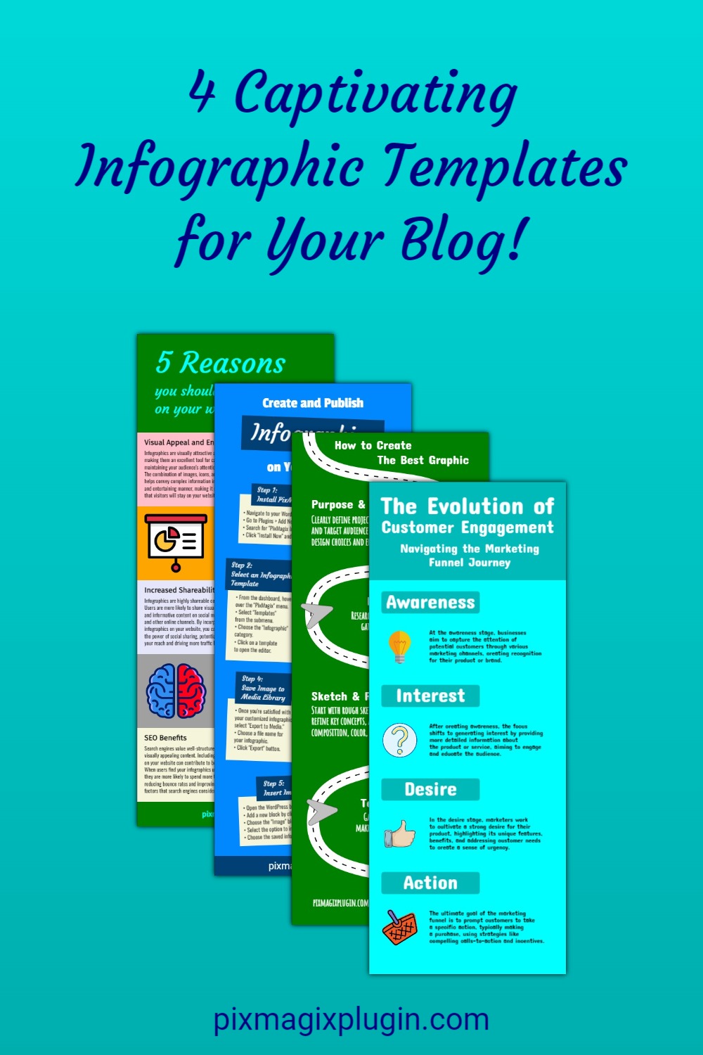 Introducing 4 Captivating Infographic Templates for Your Blog! - PixMagix